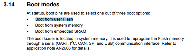 Solved: QuadSPI and BOOT1 with STM32F446RET6 - STMicroelectronics Community
