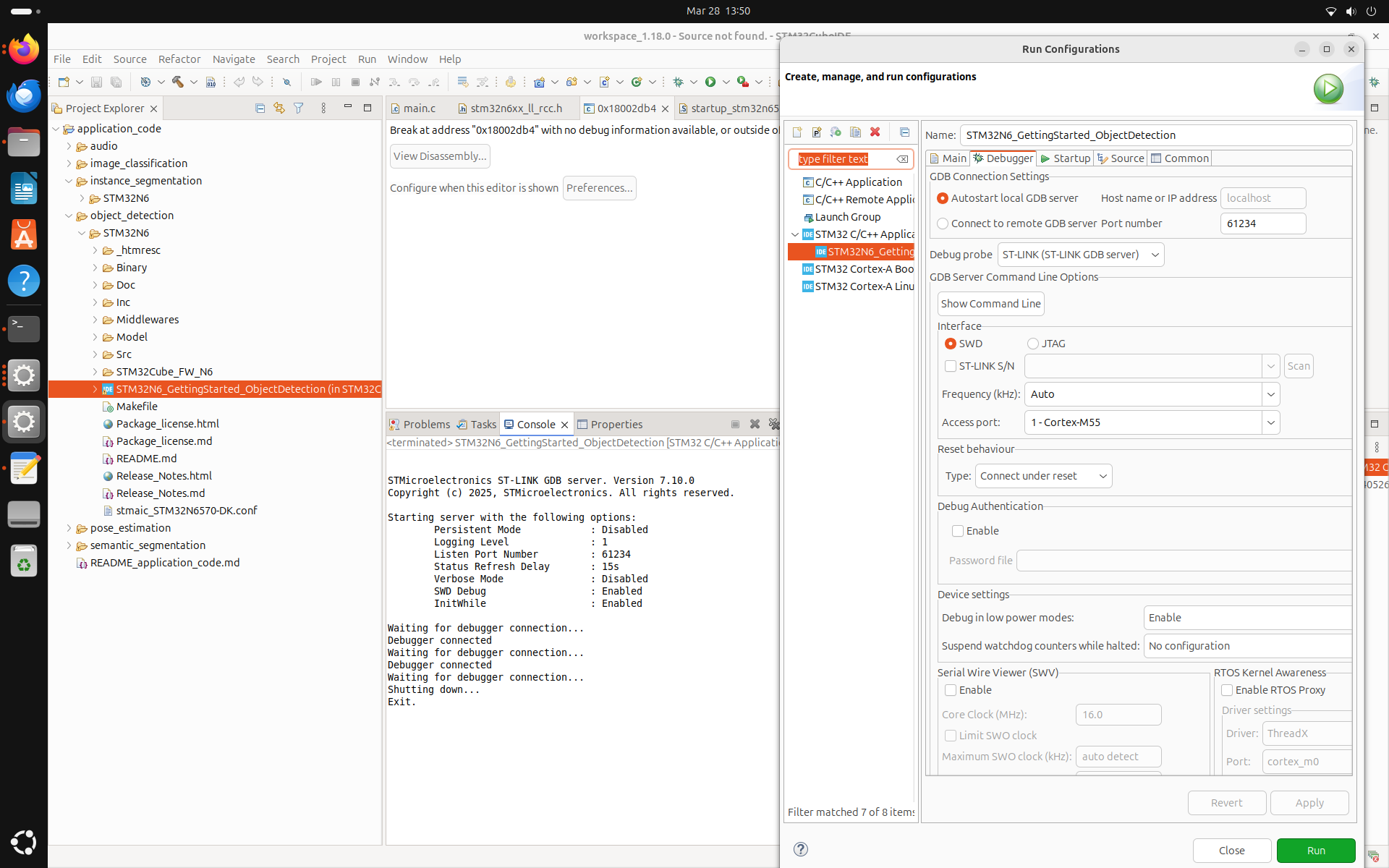Solved: STM32N6570-DK AI demo not working - STMicroelectronics Community