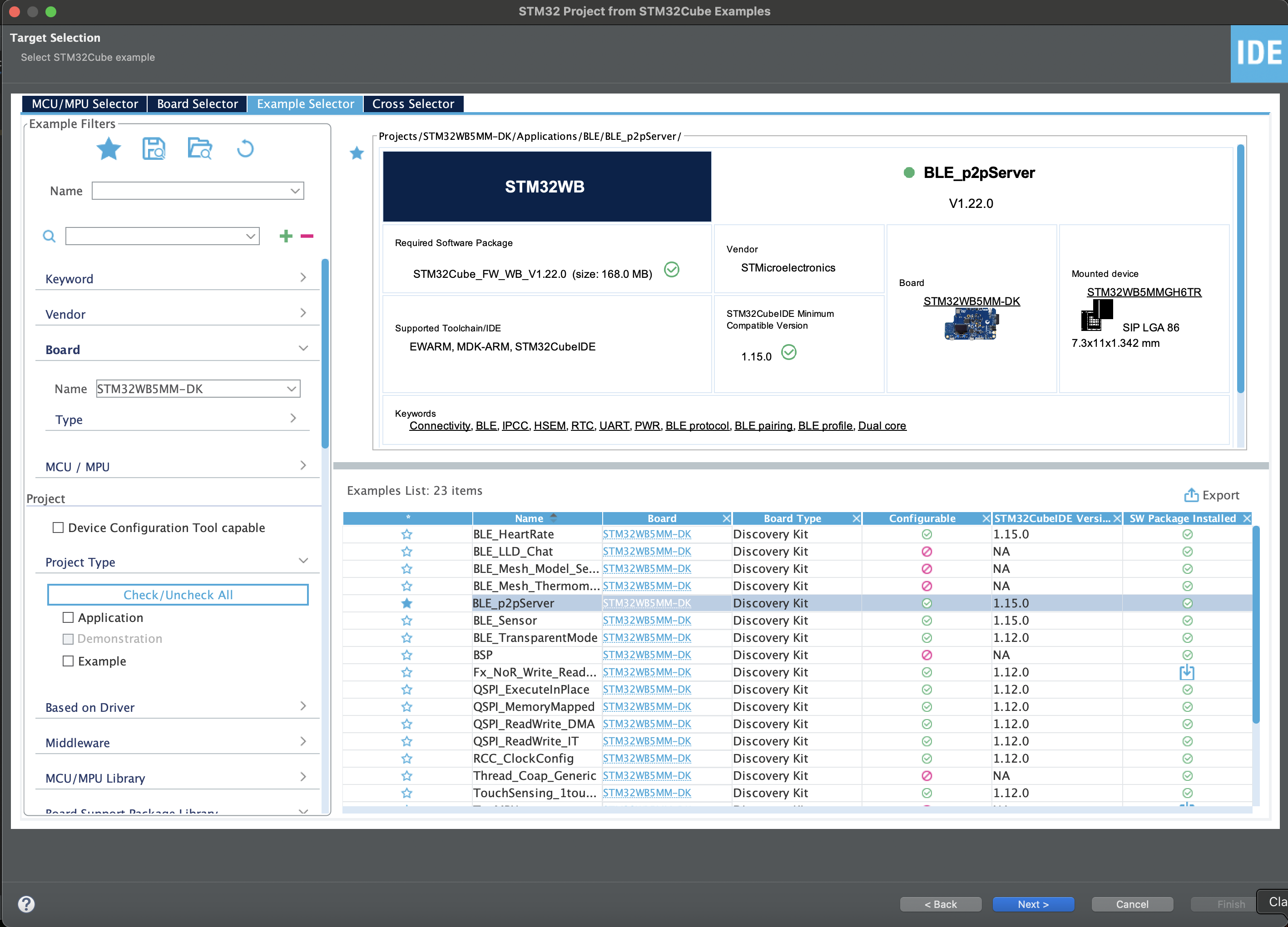 Solved Stm32cubeide Example Project Import Fails With F Stmicroelectronics Community