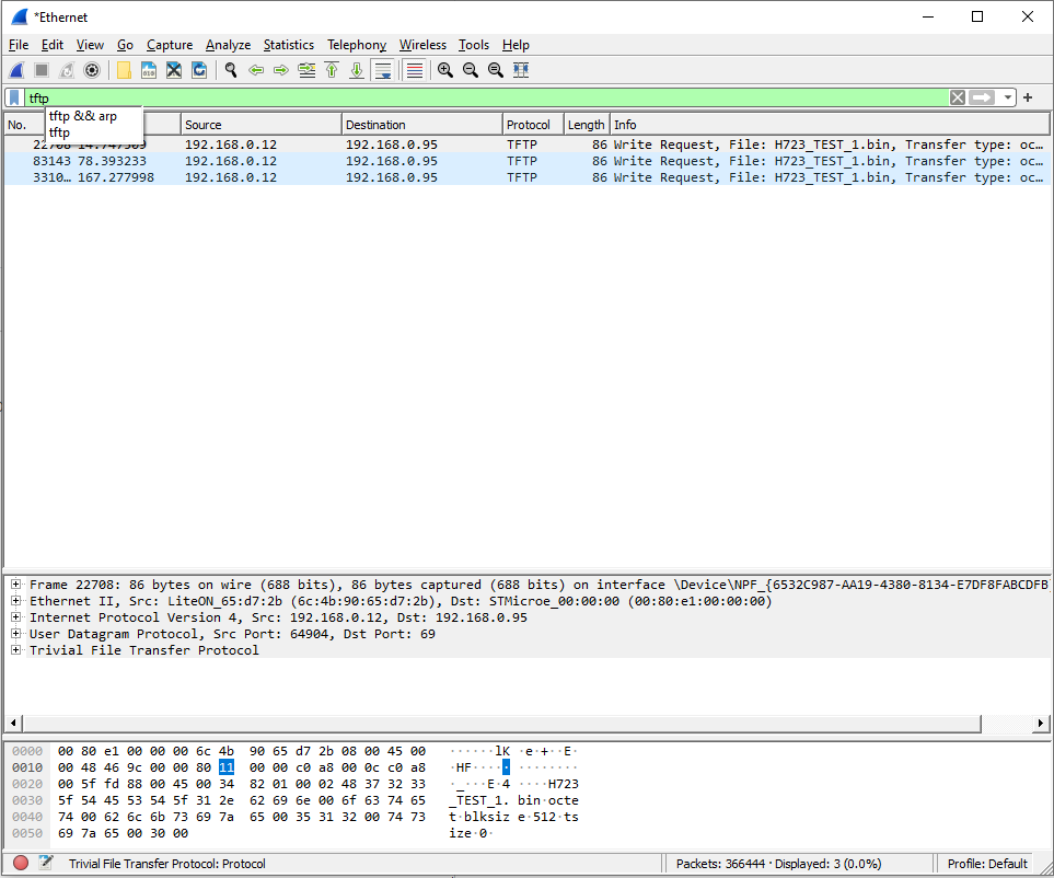 Solved: STM32H7 TFTP Server - STMicroelectronics Community