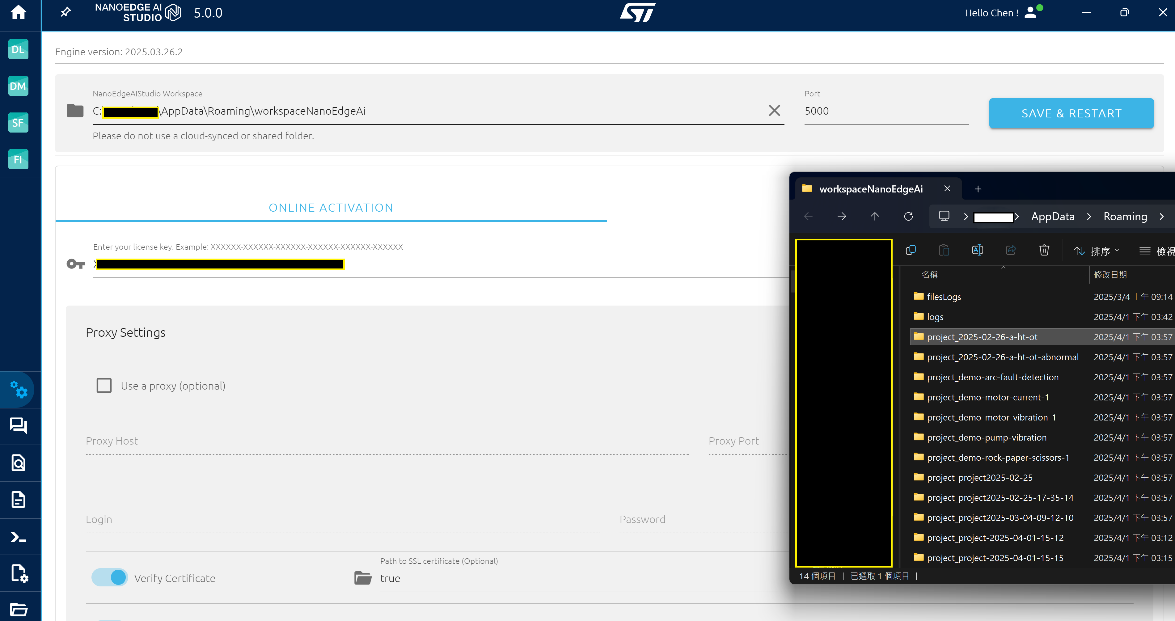 Solved: Can't create new or open existing projects after N... - STMicroelectronics Community
