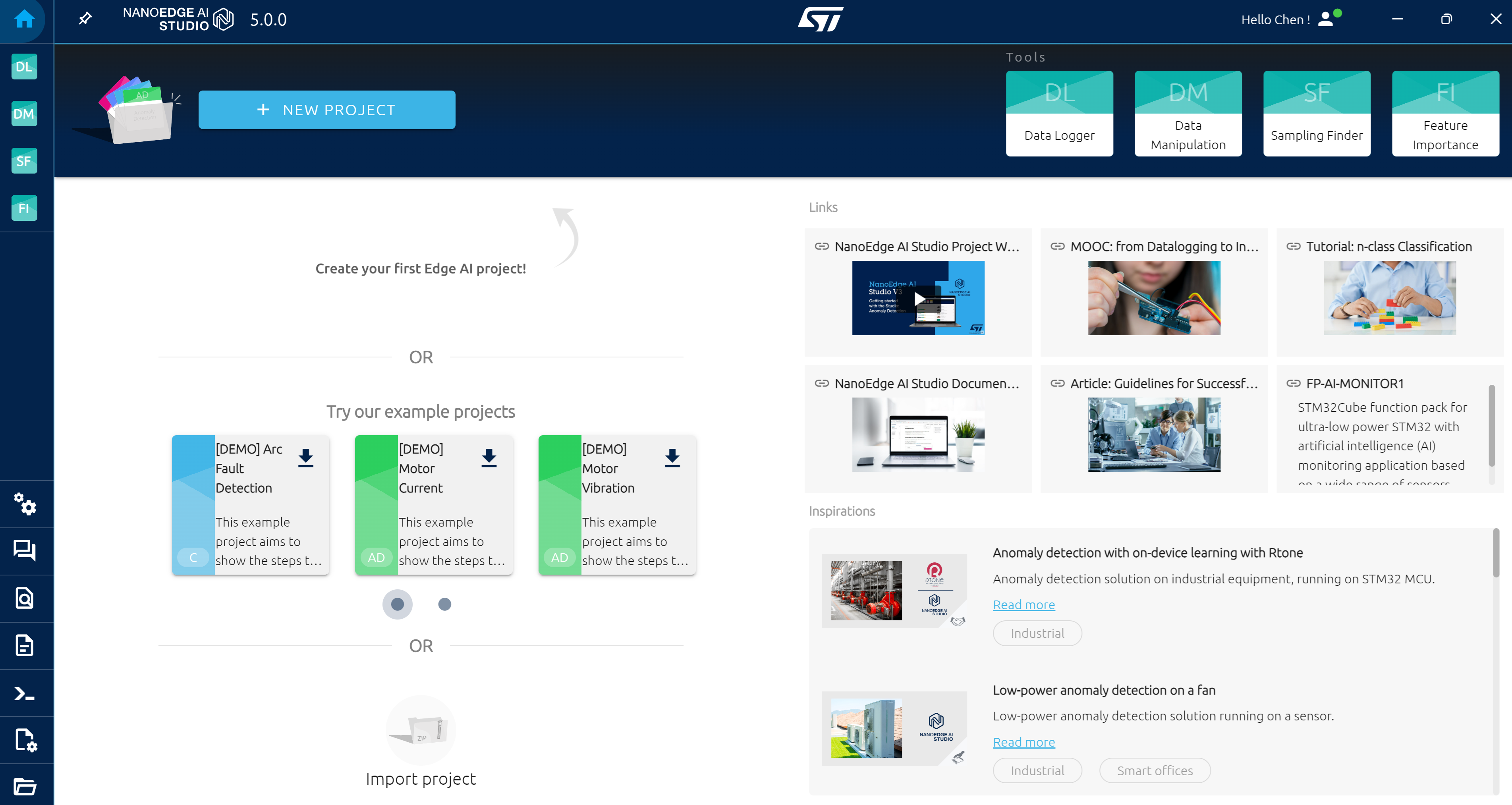 Solved: Can't create new or open existing projects after N... - STMicroelectronics Community
