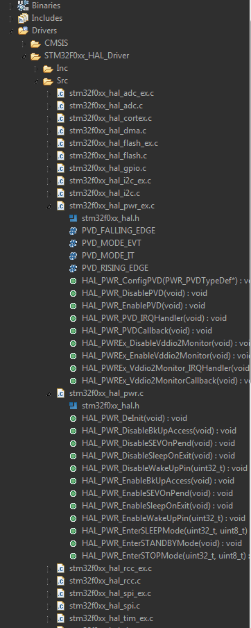 Solved: Function HAL_PWREx_EnableVddUSB() for STM32C0 seri... - STMicroelectronics Community