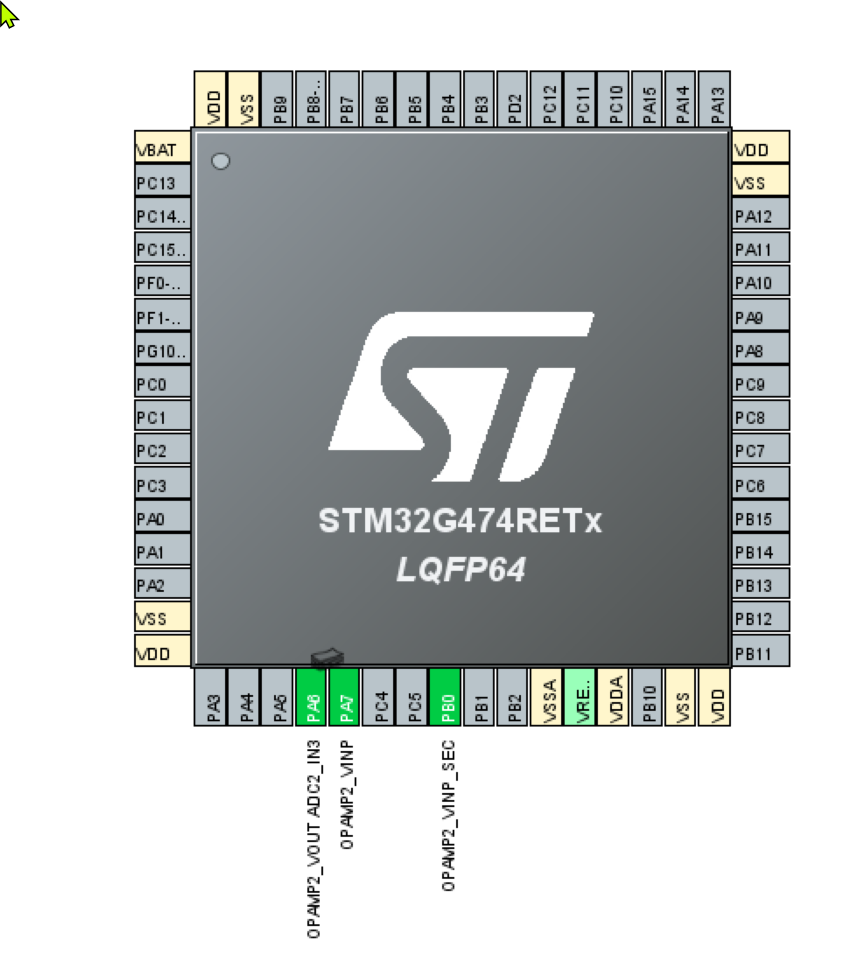 Solved: AN5306,STM32G431: OPAMP output connected to both A... - STMicroelectronics Community