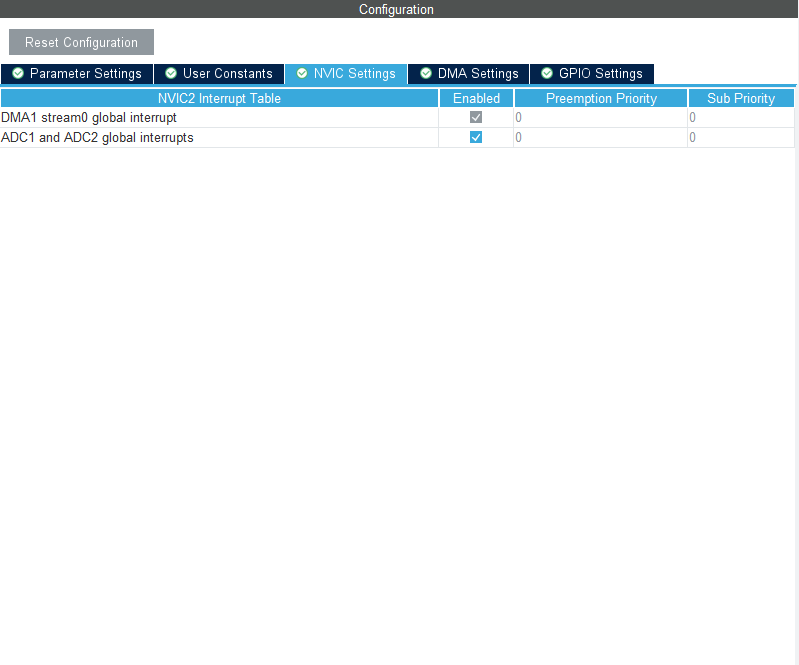 STM32H755 dual ADC DMA timer trigger - STMicroelectronics Community