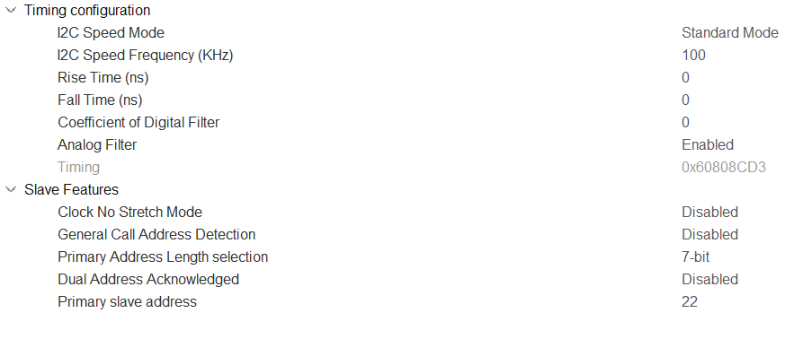 How to calculate i2c timingR for stm32H5 - STMicroelectronics Community
