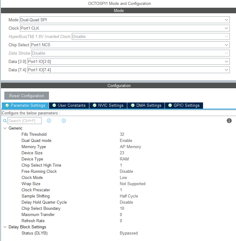 Solved Stm32u5 Ospi Busfault In Memory Mapped Mode On Una