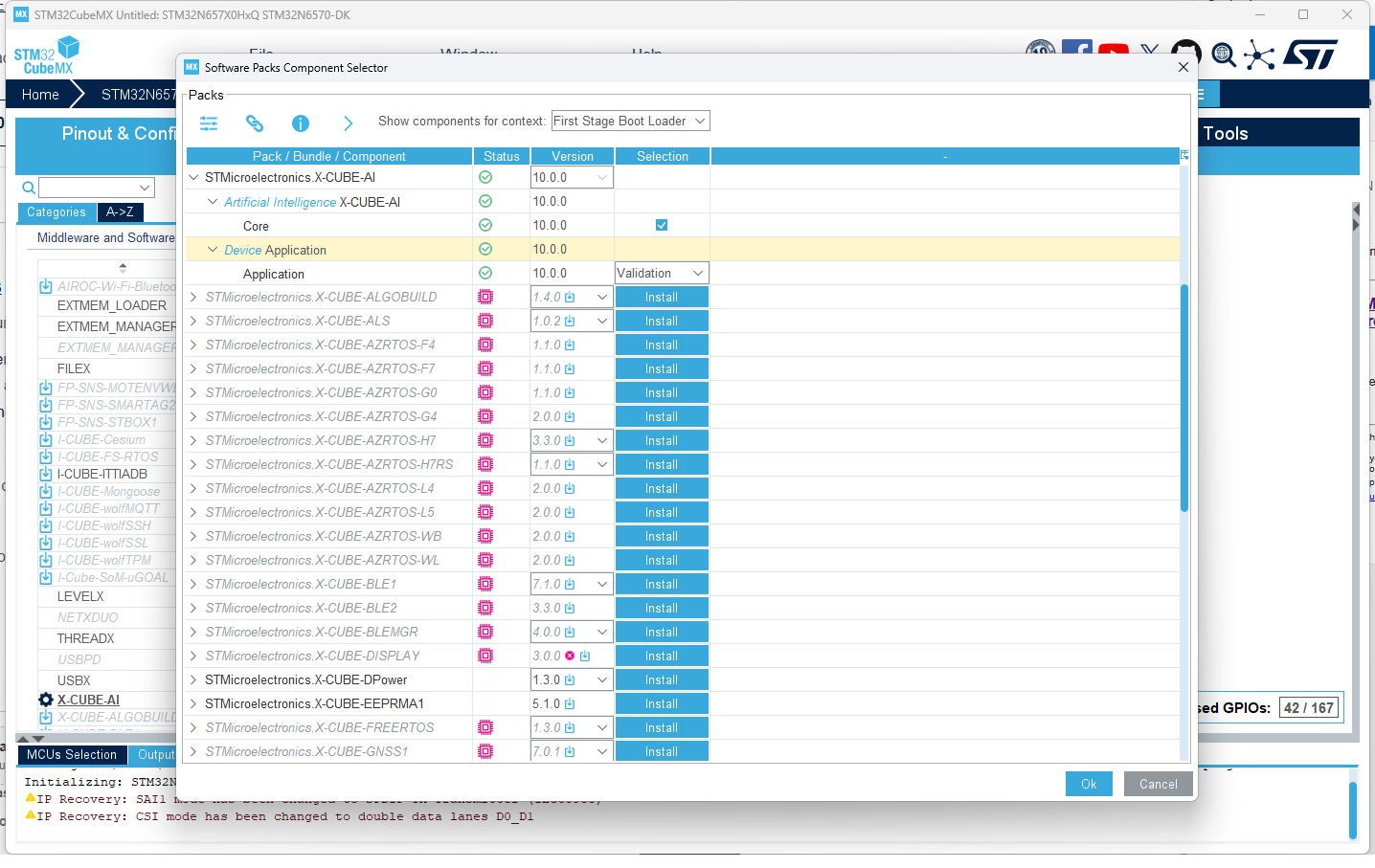 ST Edge AI on STM32N6570-DK: Compilation Error (Un... - STMicroelectronics Community