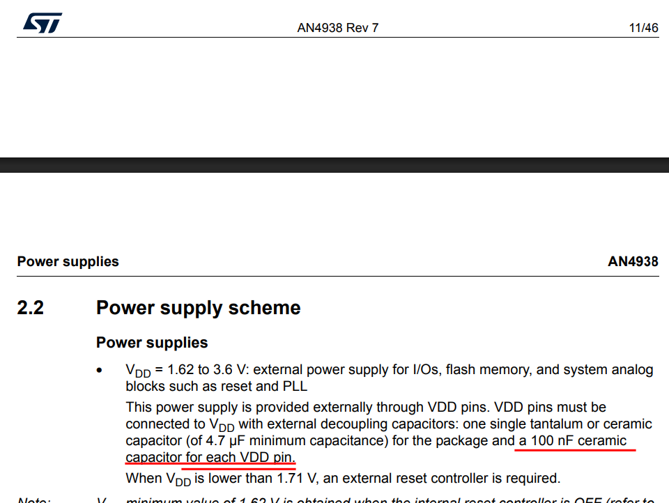 Power Supply for STM32H757xI in package WLCSP156 ... - STMicroelectronics Community