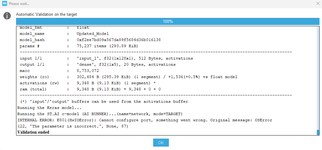 Validation On Target Issues Stm32l496g Stmicroelectronics Community