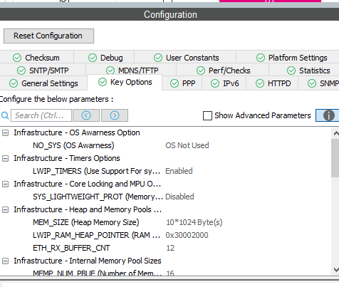STM32H745 ETH DP83848 & LwIP - STMicroelectronics Community