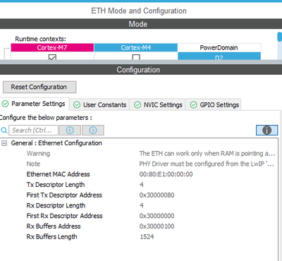 STM32H745 ETH DP83848 & LwIP - STMicroelectronics Community