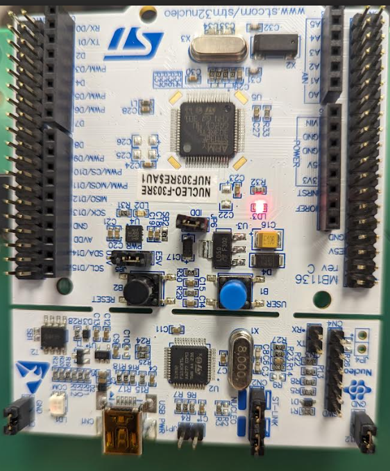 Solved: Nucleo-303RE Not Starting Up - STMicroelectronics Community