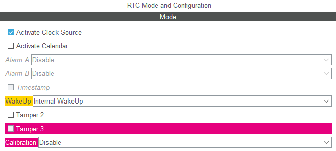 RTC Wake Up Interrupt not firing on STM32L0 using ... - STMicroelectronics Community