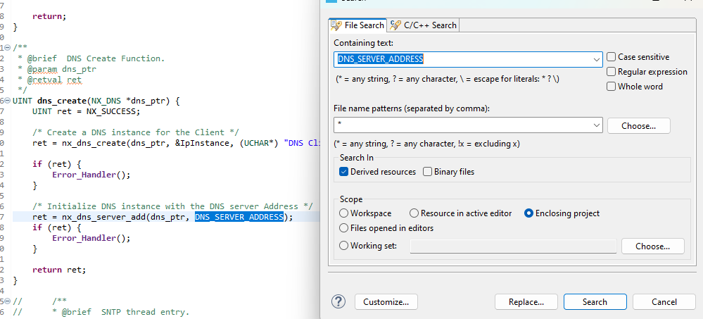 Solved How To Show All Files In Cubeide Project Search Stmicroelectronics Community