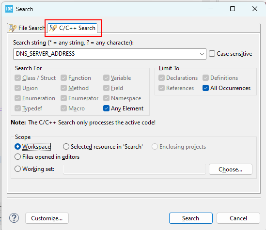 Solved: How to show all files in CubeIDE project? - Search... - STMicroelectronics Community