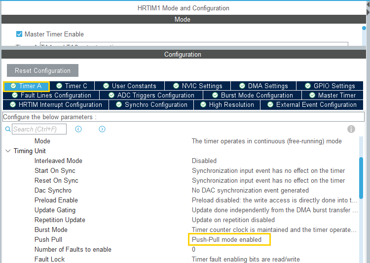 How To Implement Push Pull Mode With Deadtime Usin Stmicroelectronics Community
