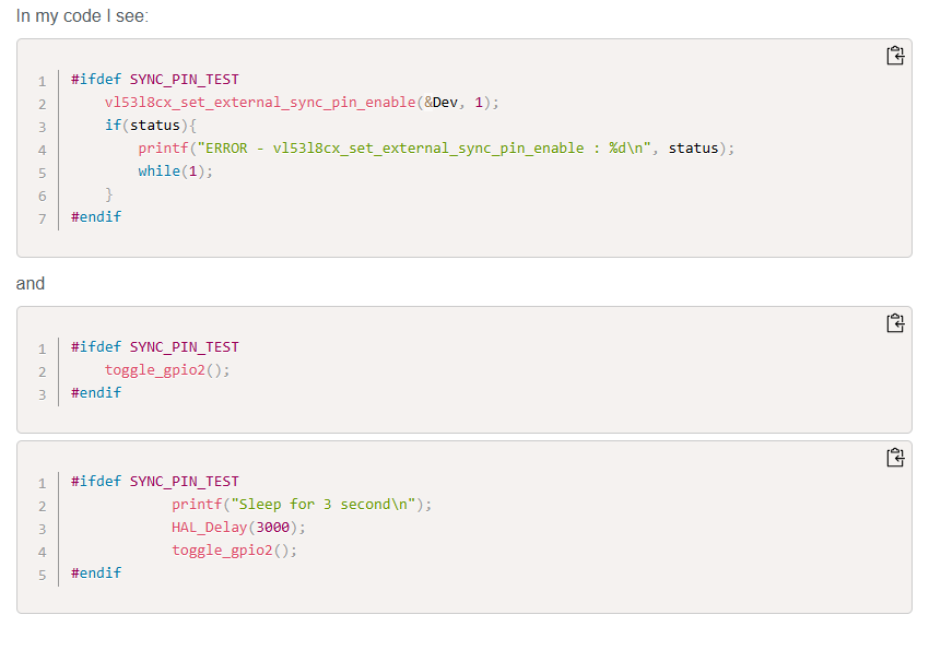 Need help configuring VL53L8 firmware - STMicroelectronics Community