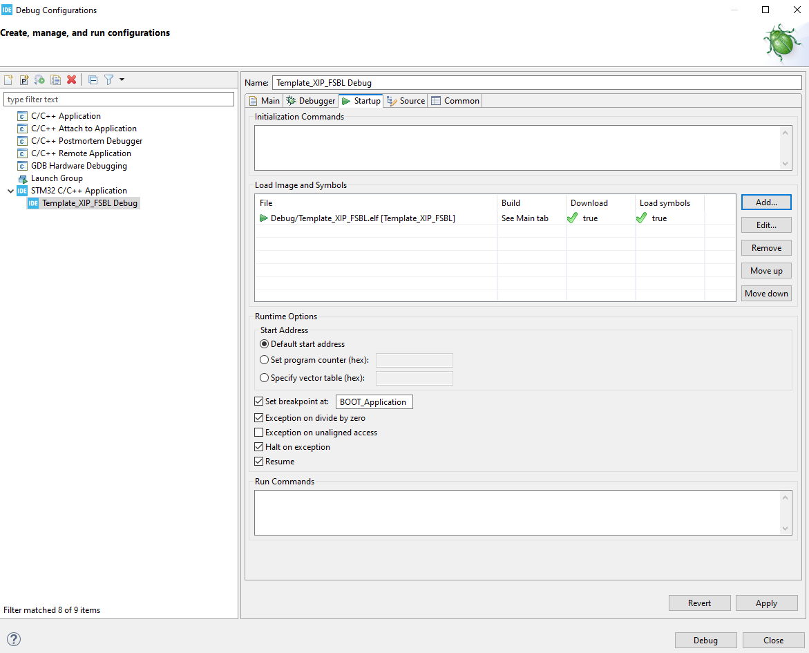 Solved Debugging Program In External Flash Xip Mode Stm32