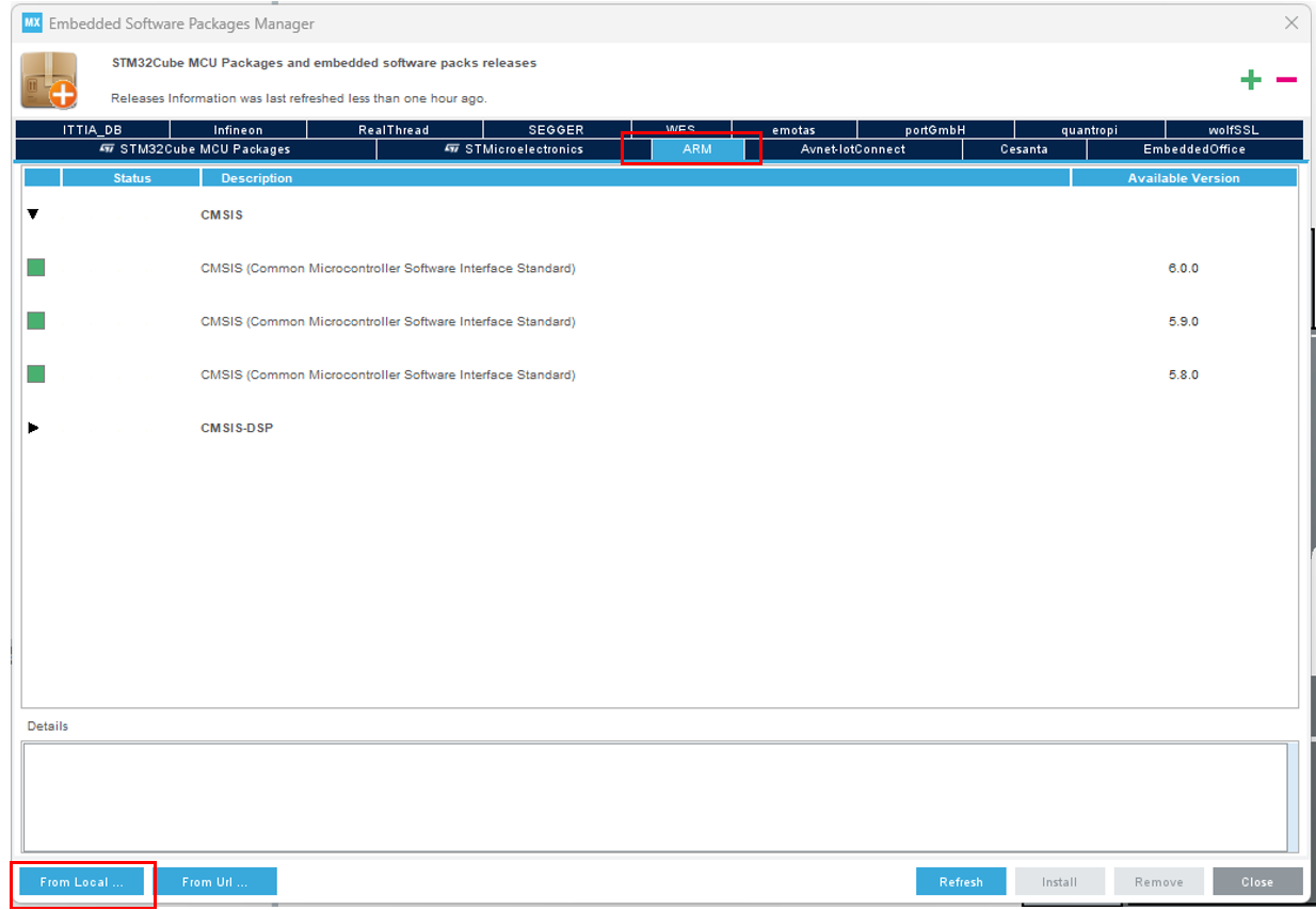 How Do I Update The Cmsis Used By A Project Stmicroelectronics Community