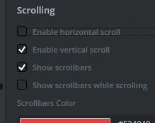 Solved: Scrollable container doesn't show scrollbar - STMicroelectronics Community