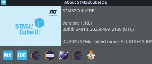 STM32CubeIDE 1.18.1 released - STMicroelectronics Community