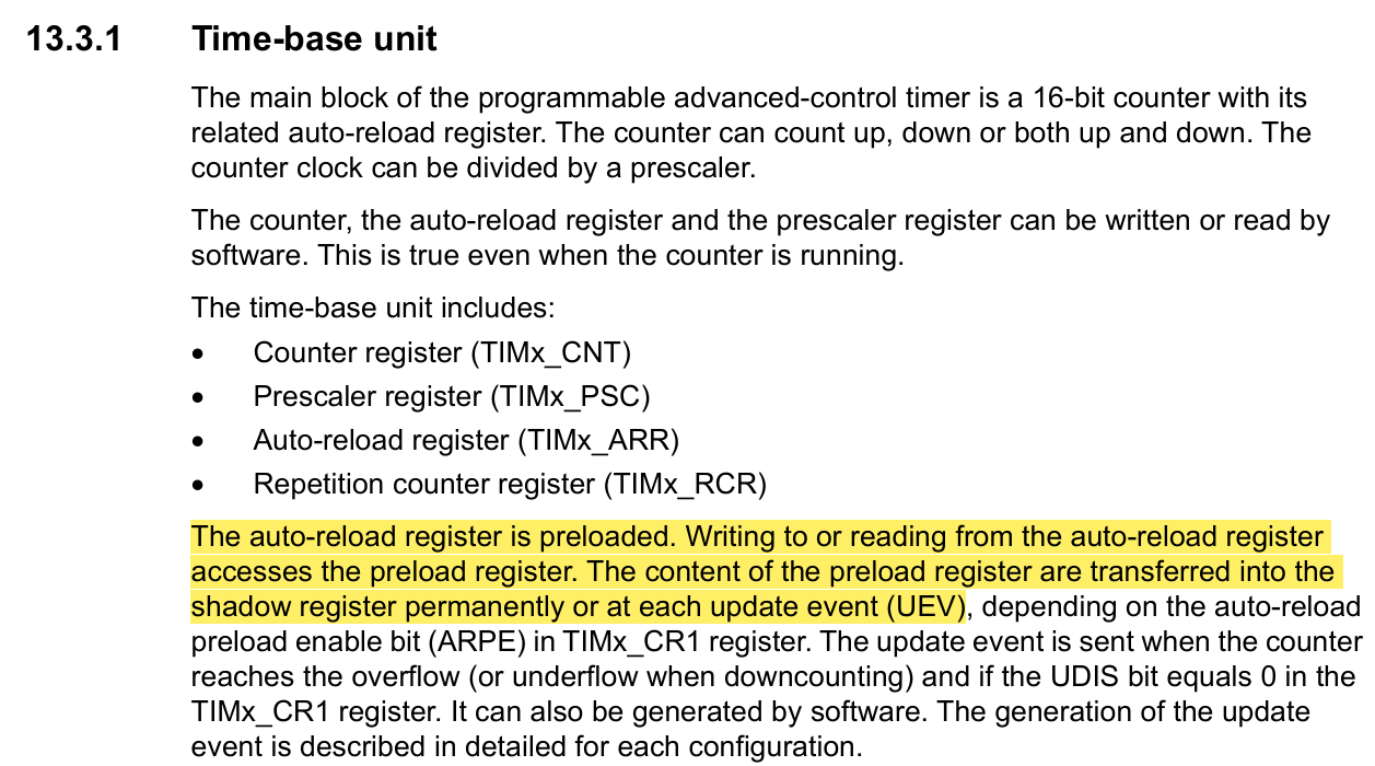 Solved: First ISR of the timer is exected even after it is... - STMicroelectronics Community