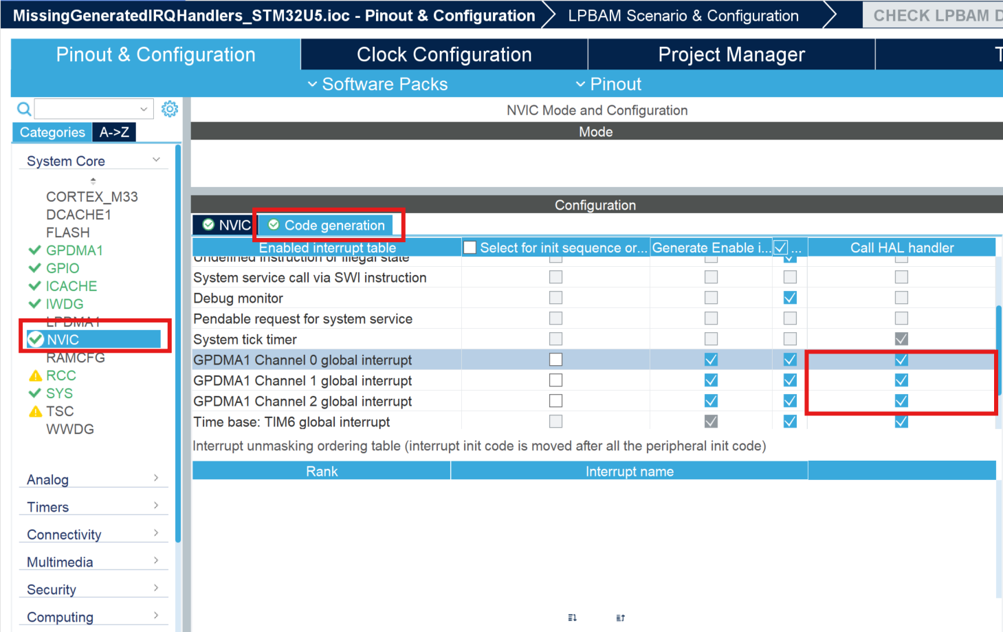 Solved: STM32CubeMX 6.13.0 not generating calls to HAL_DMA... - STMicroelectronics Community