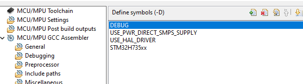 Generated code for STM32H735G-DK defines USE_PWR_L... - STMicroelectronics Community