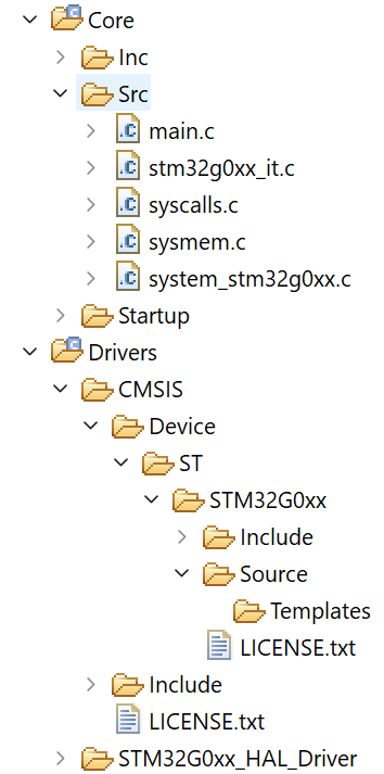 Solved: Duplicate system_stm32g0xx.c file after regenerati ...