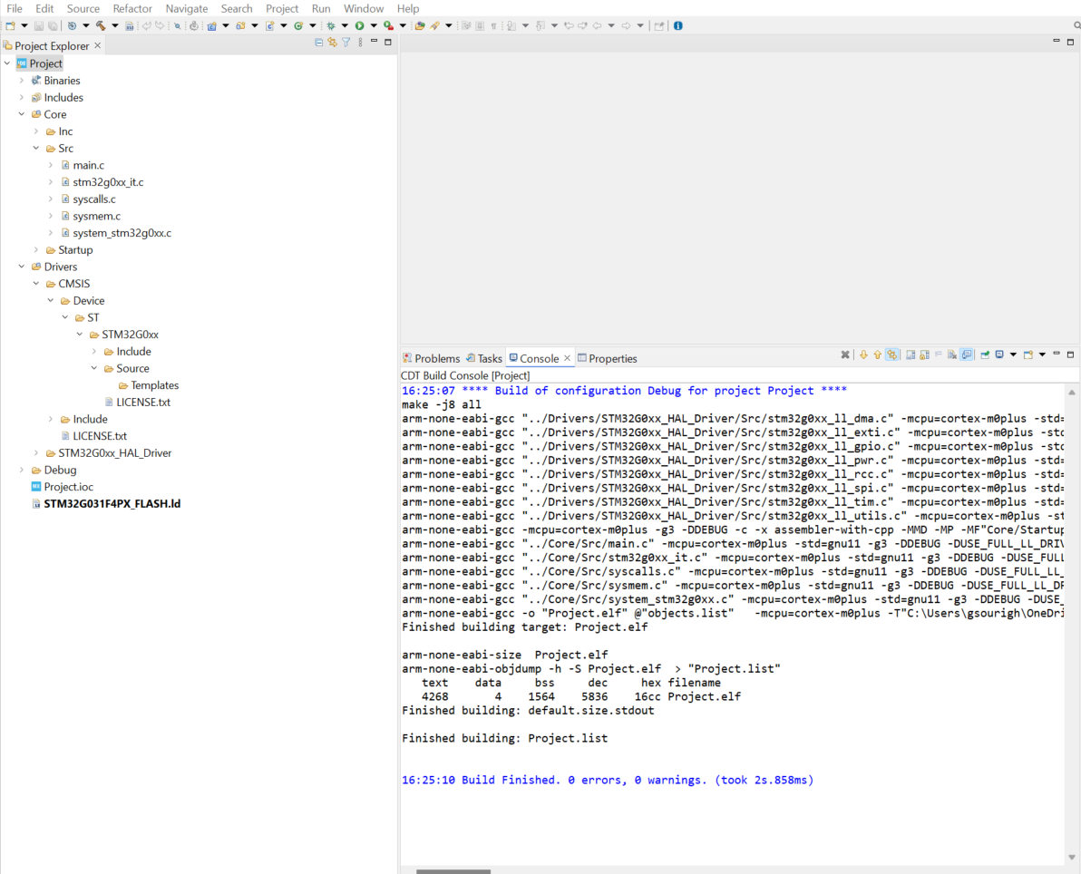 Solved: Duplicate system_stm32g0xx.c file after regenerati... - STMicroelectronics Community