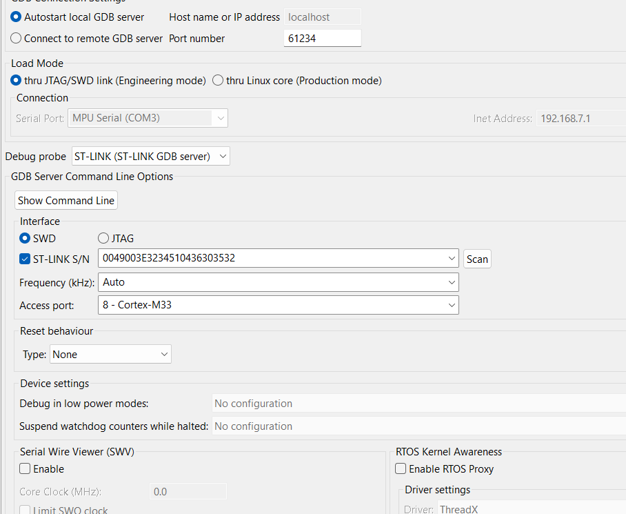Solved: Cortex M33 not detecting in STM32MP257F-DK using S ...