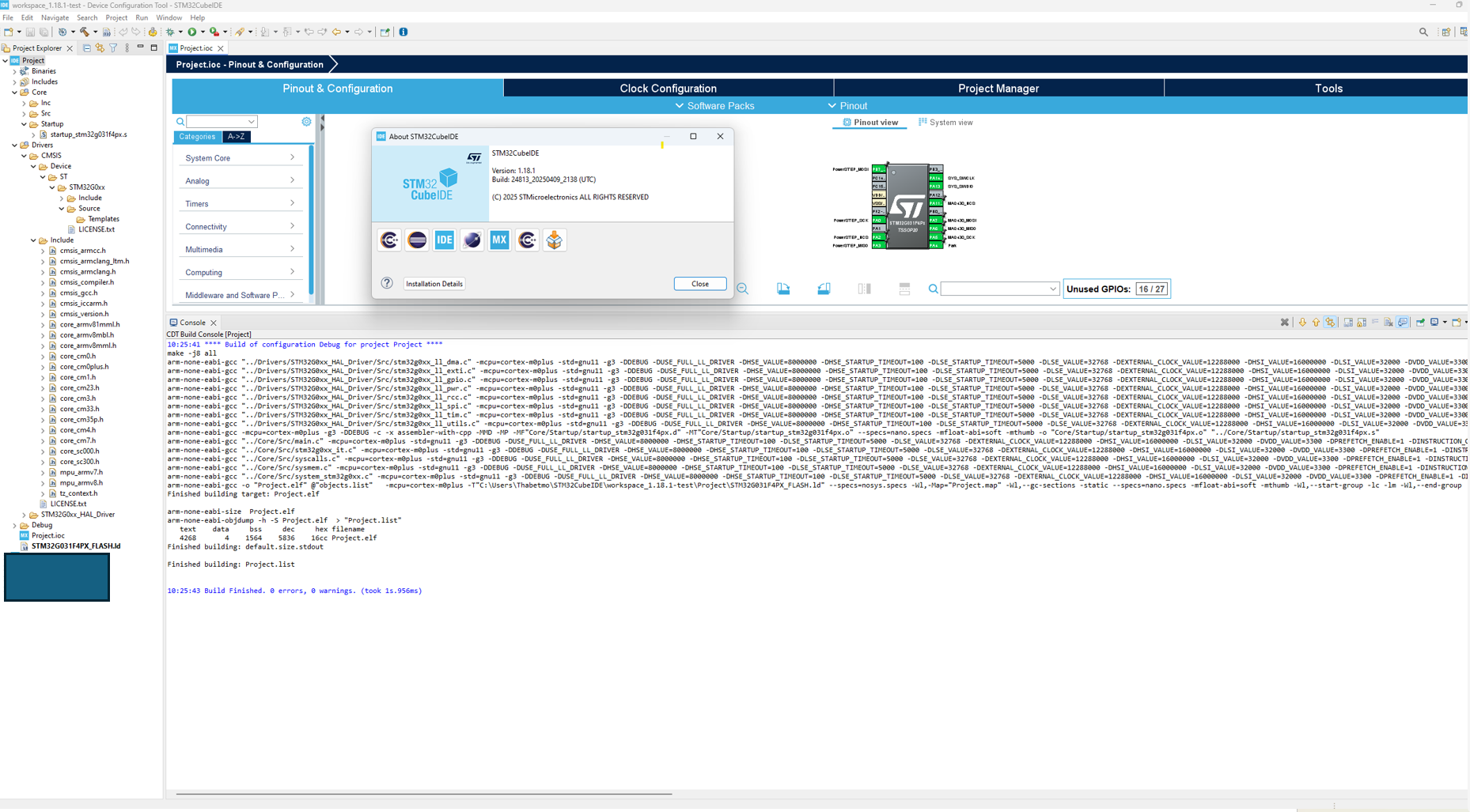 Solved: Duplicate system_stm32g0xx.c file after regenerati ...