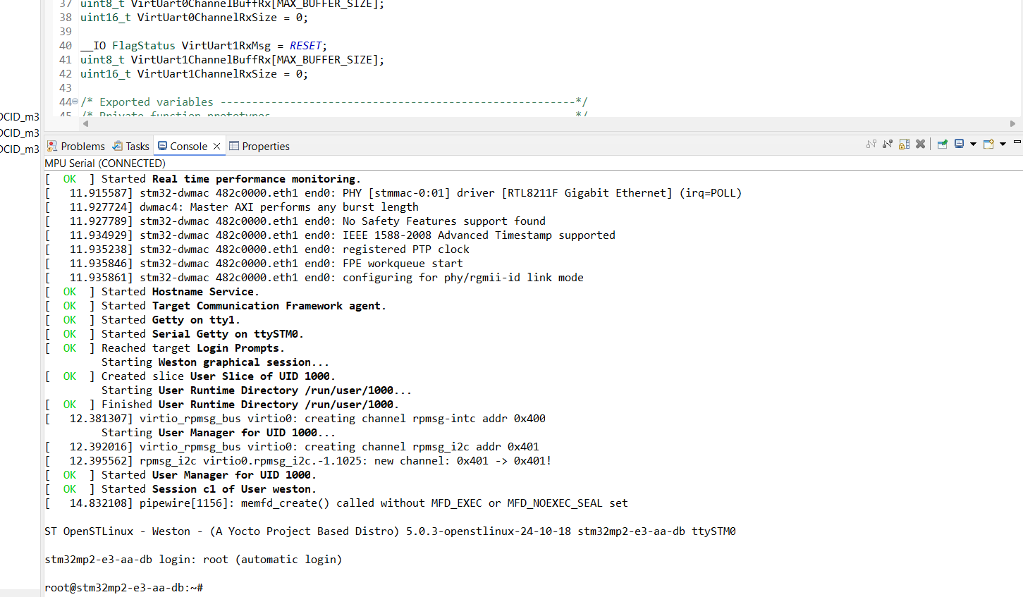 Solved: Cortex M33 not detecting in STM32MP257F-DK using S... - STMicroelectronics Community