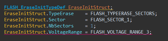 Solved: unable to erase flash stm32h7b0 - STMicroelectronics Community