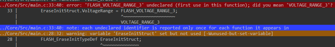 Solved: unable to erase flash stm32h7b0 - STMicroelectronics Community