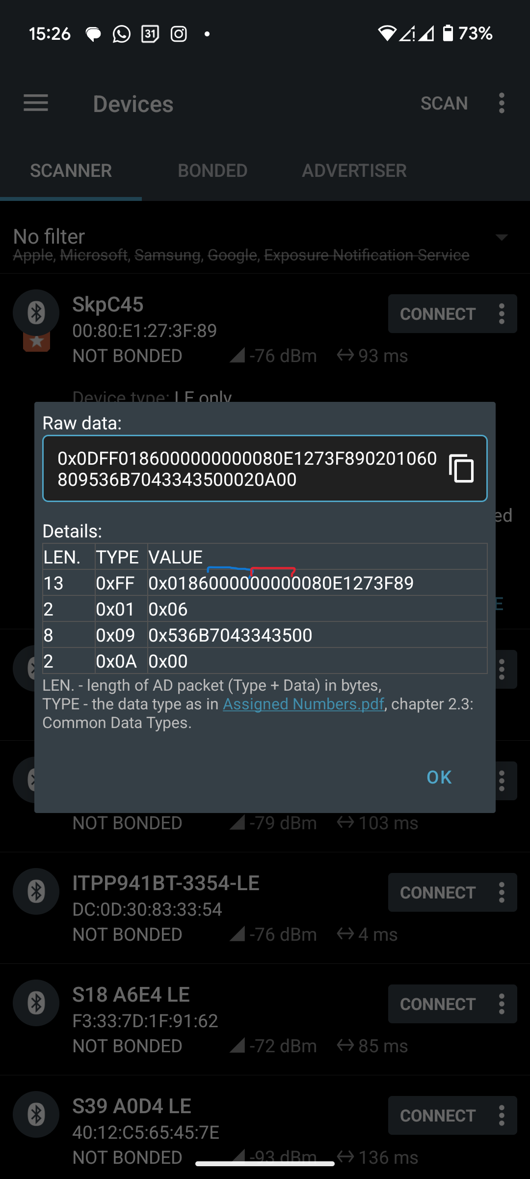 Solved: OTA BLE - Advertising doesn't match AN5247 - STMicroelectronics Community