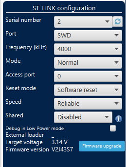 Solved: Error in initializing ST-LINK device in all boards - STMicroelectronics Community