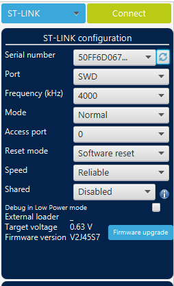 Solved: Error in initializing ST-LINK device in all boards - STMicroelectronics Community