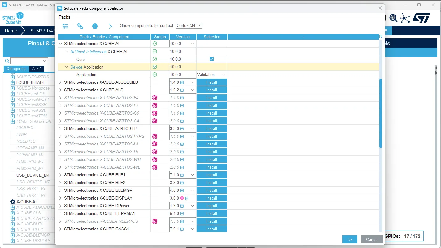STM32CubeAI: INTERNAL ERROR: E801(HwIOError): Inva... - STMicroelectronics Community