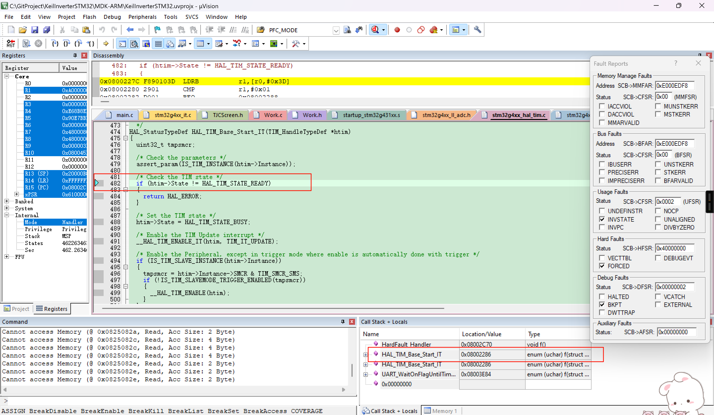 Solved: The program enters HardFault _ Handler, but no val... - STMicroelectronics Community