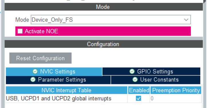 STM32G0B1 USB Custom HID - STMicroelectronics Community