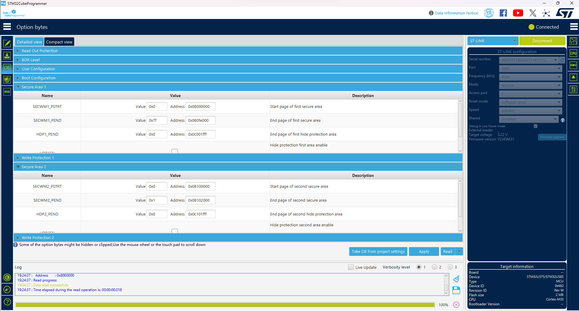 STM32U5 + TrustZone enabled, mbedTLS and X-CUBE-CR... - STMicroelectronics Community