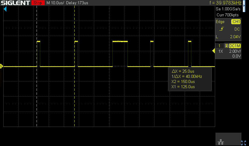 Solved: generate one 10-microsecond pulse followed by fift... - STMicroelectronics Community