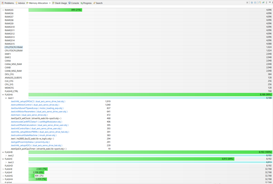 Solved: View Memory allocation as a GUI - STMicroelectronics Community