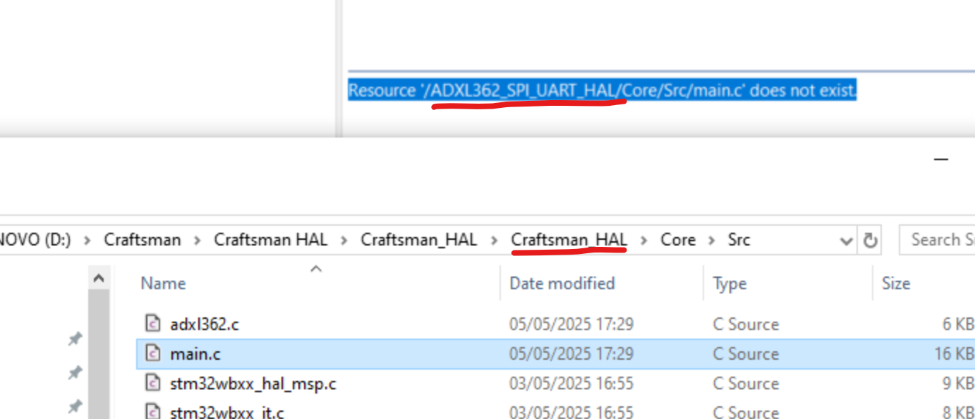 Solved Resource Does Not Exist Yet There Is It In The Dir Stmicroelectronics Community
