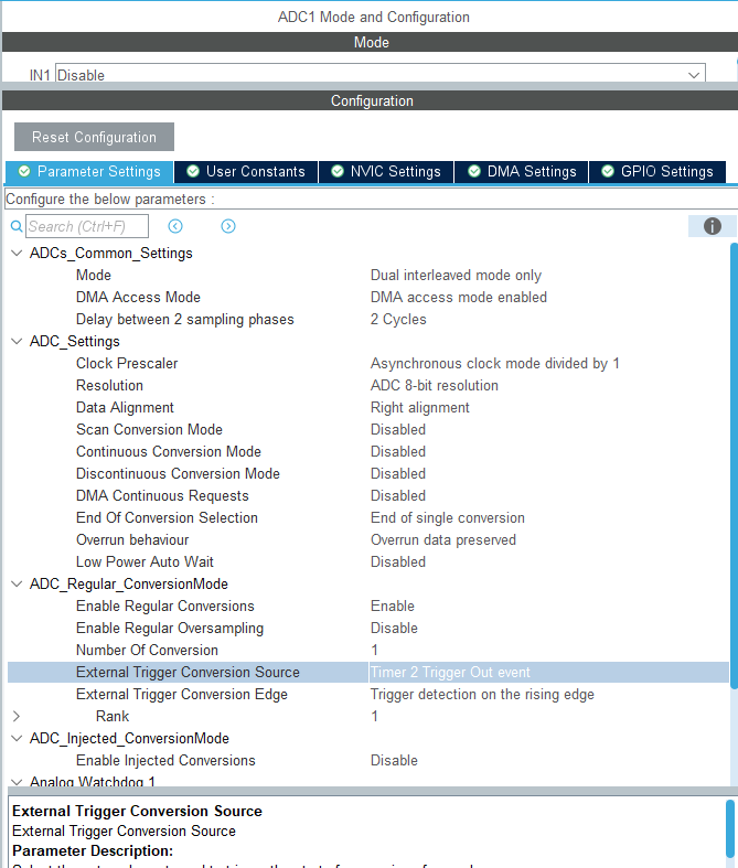 STM32L476 Interleaved ADC Triggering - STMicroelectronics Community
