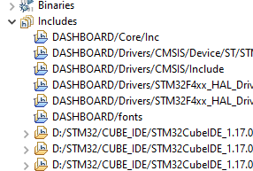 Changed target MCU, now can't find header file - STMicroelectronics Community