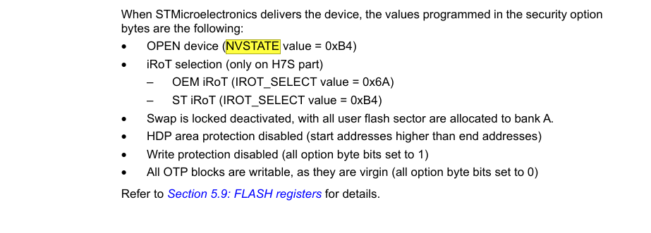 Solved: Unable to connect to target device - STM32H7S3L8H6... - STMicroelectronics Community