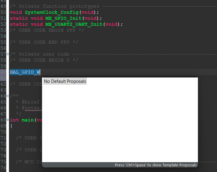 Solved: STM32CubeIDE - Auto-complete (Ctrl+Space) Not Prop... - STMicroelectronics Community